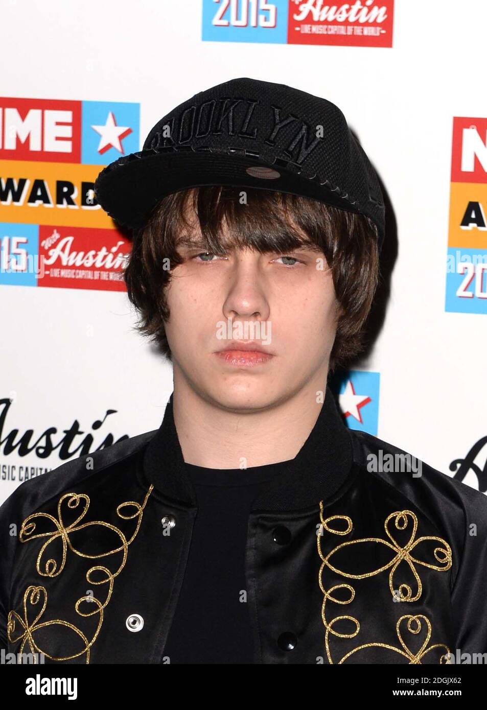 Jake Bugg attending the NME Awards 2015 with Austin Texas held at O2 ...