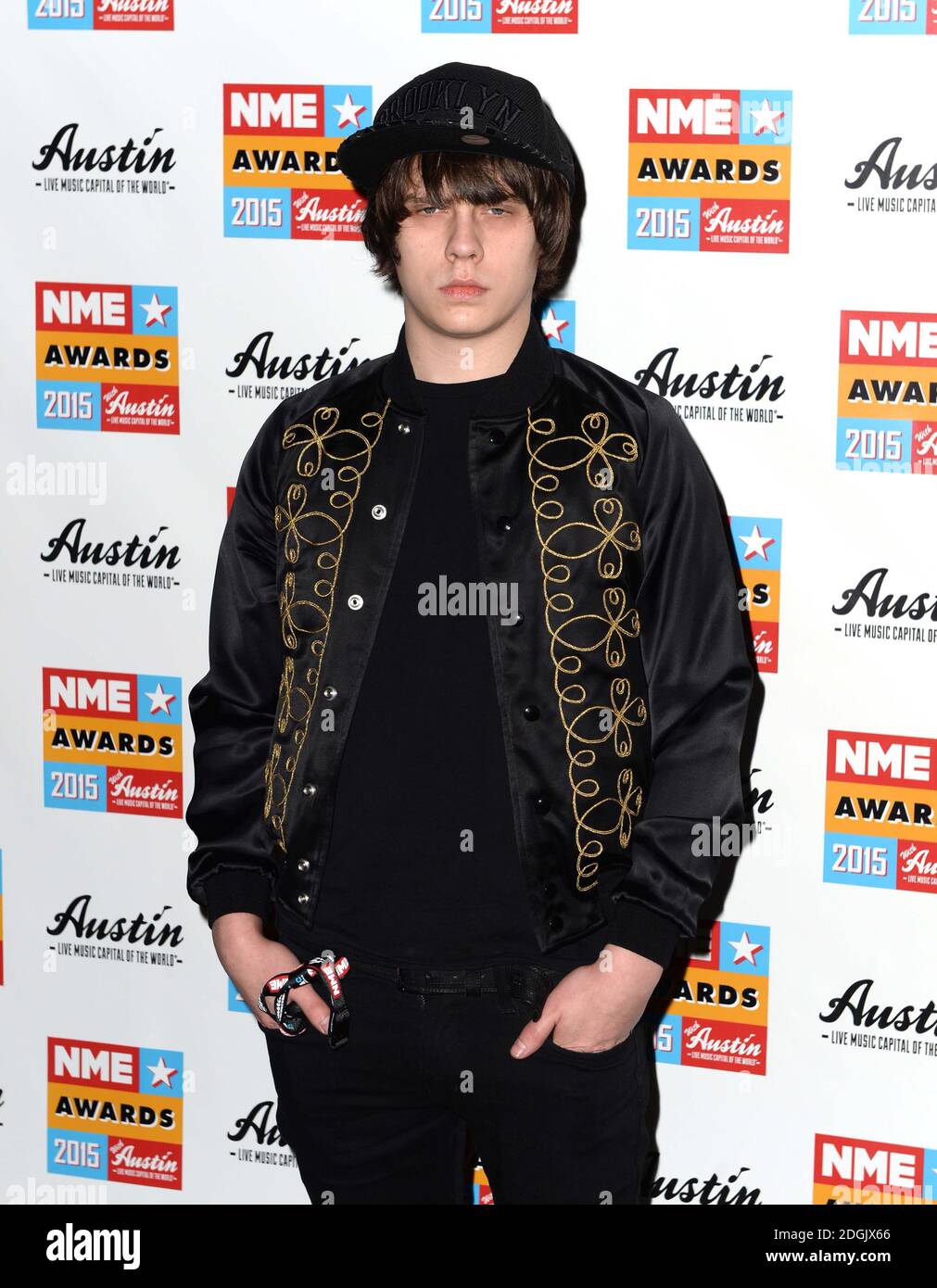 Jake Bugg attending the NME Awards 2015 with Austin Texas held at O2 ...