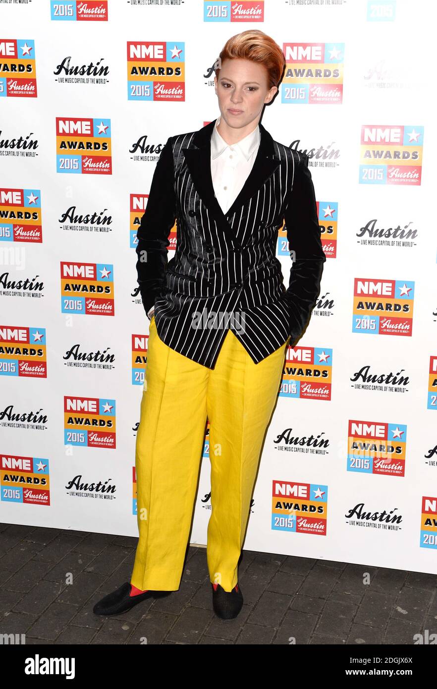 La Roux attending the NME Awards 2015 with Austin Texas held at O2 ...