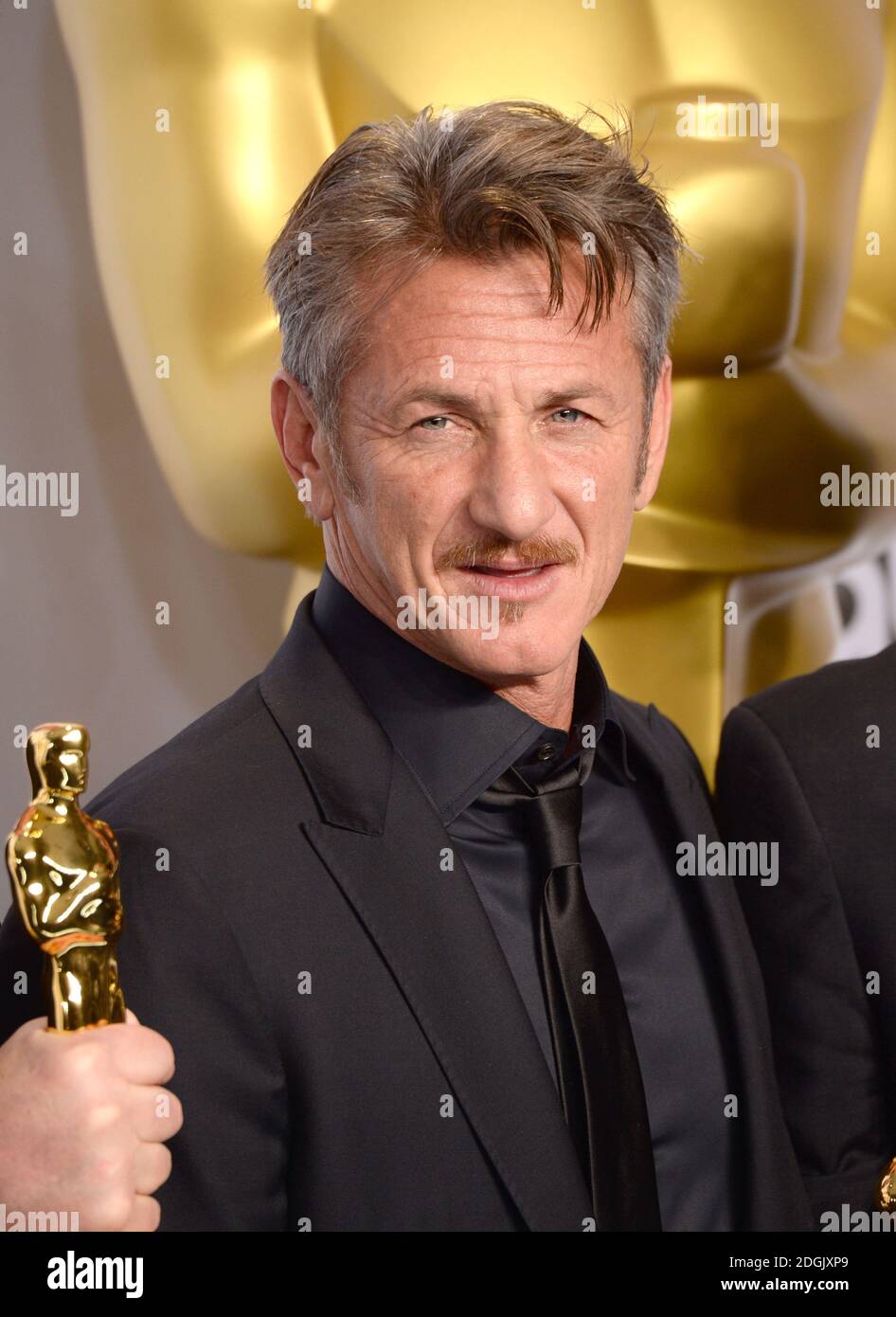 Sean Penn in the press room of the 87th Academy Awards held at the ...