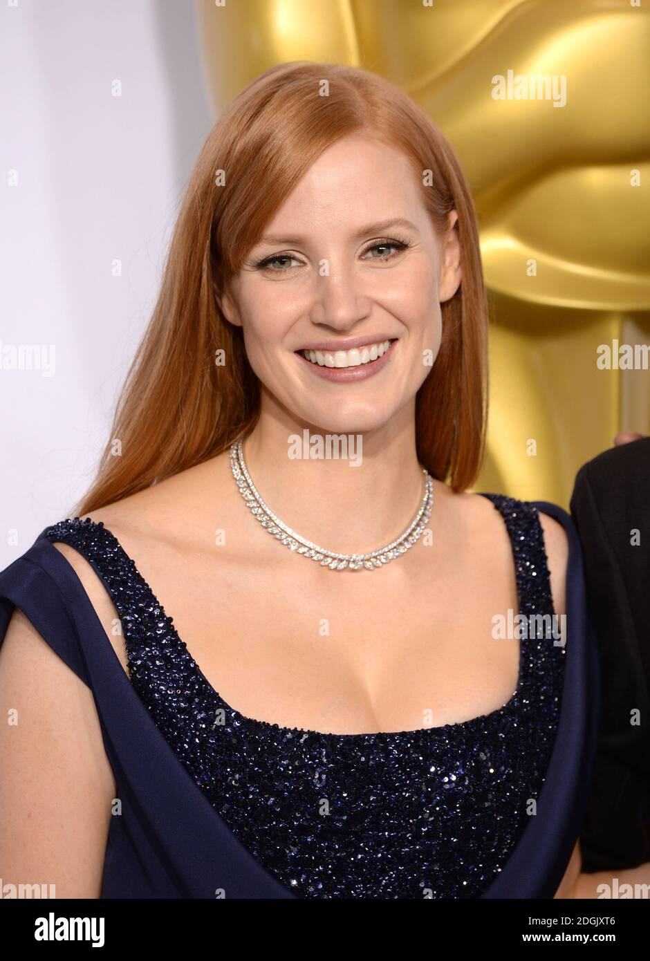 Jessica Chastain in the press room of the 87th Academy Awards held at ...