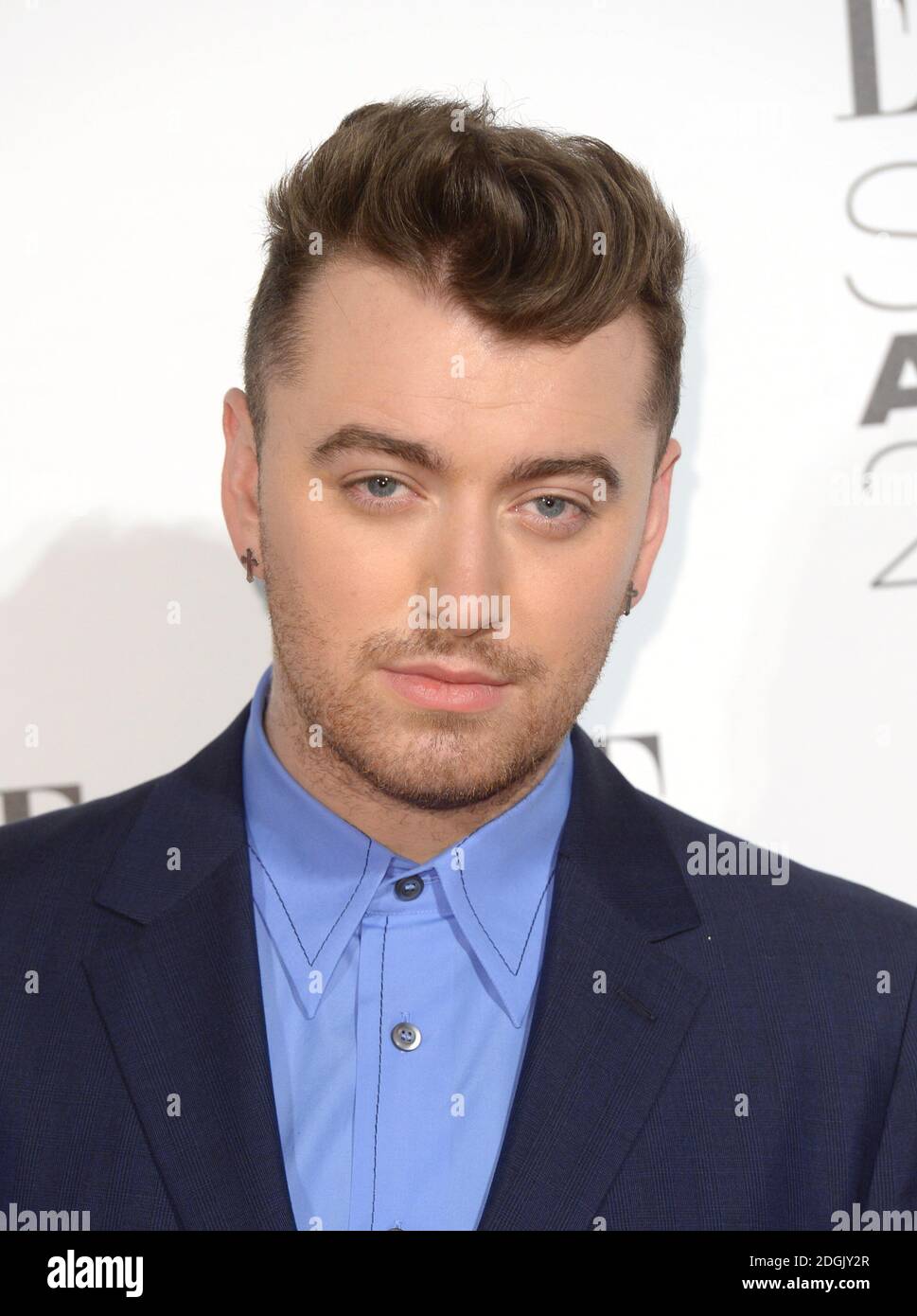 Sam Smith attending the Elle Style Awards 2015 held at the Sky Garden ...