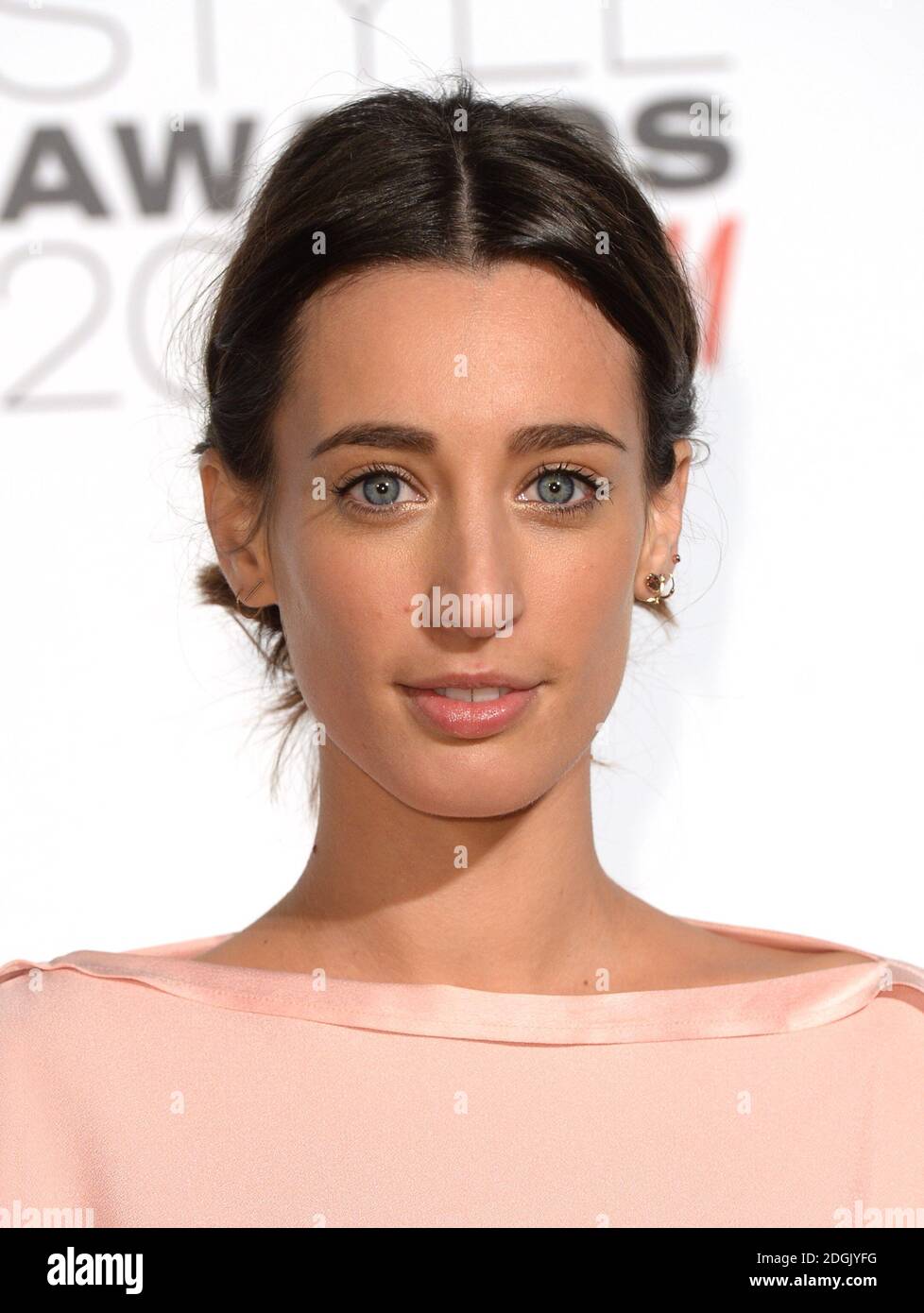 Laura jackson arriving elle style awards 2015 sky garden hi-res stock ...