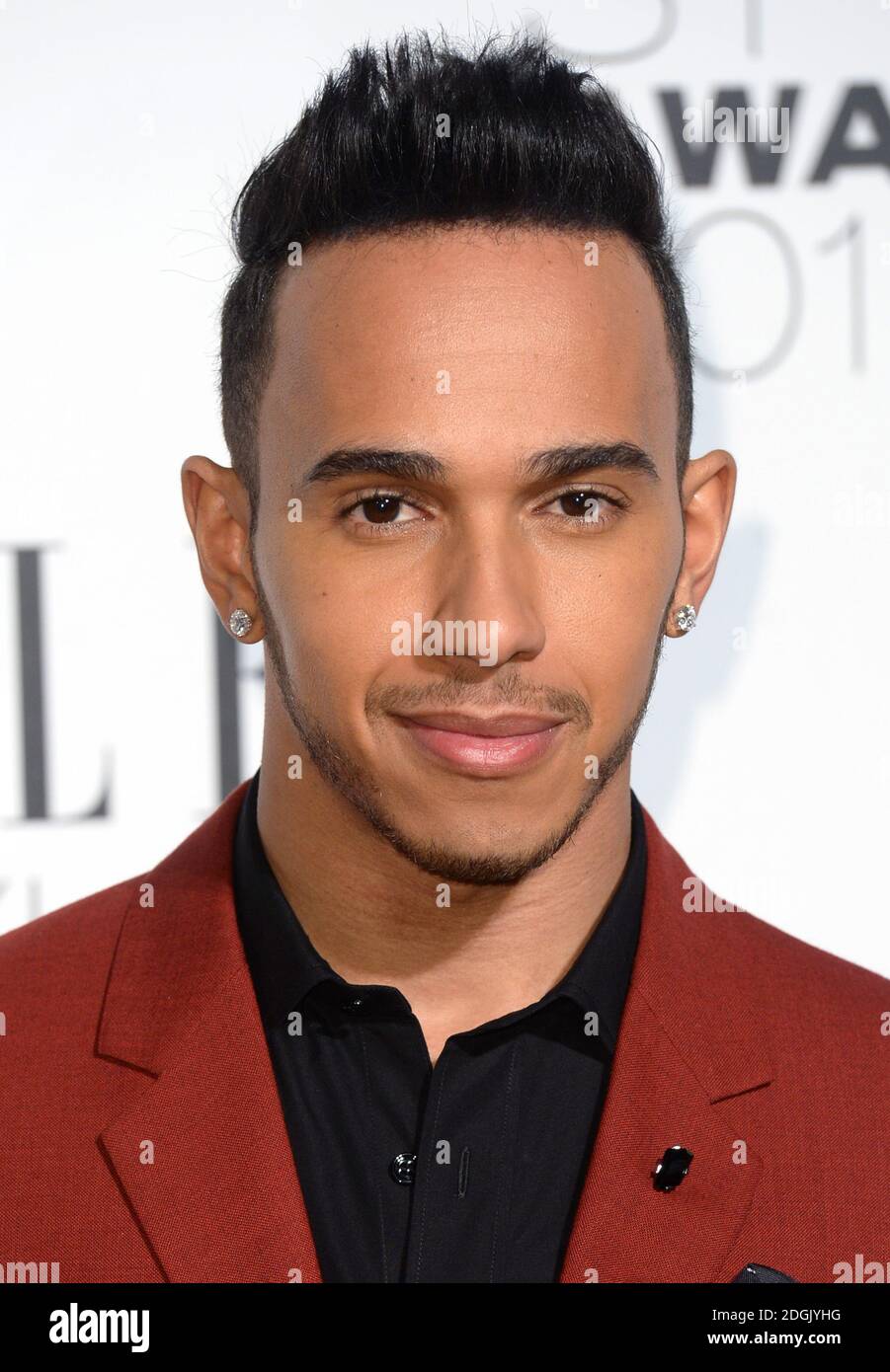 Lewis Hamilton attending the Elle Style Awards 2015 held at the Sky ...