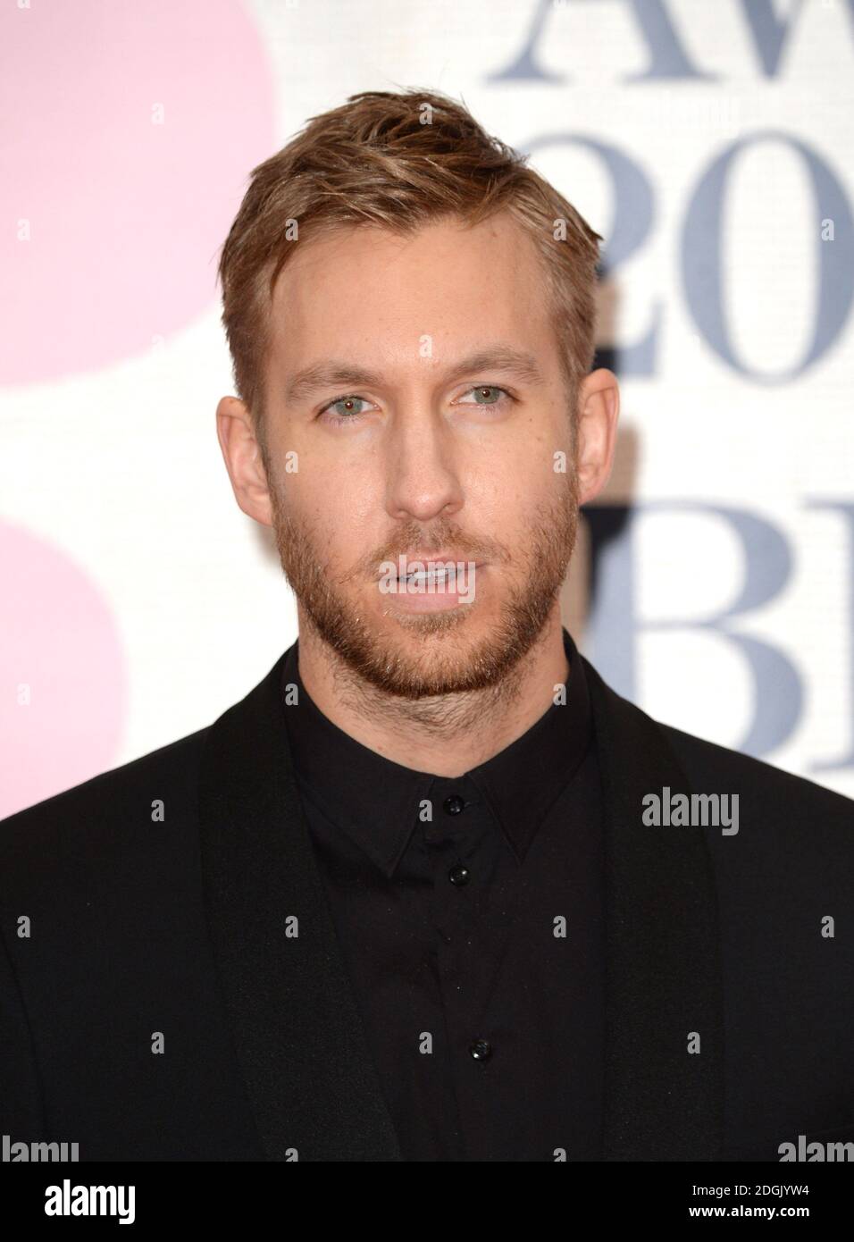 Calvin Harris attending the Brit Awards 2015 with MasterCard held at ...