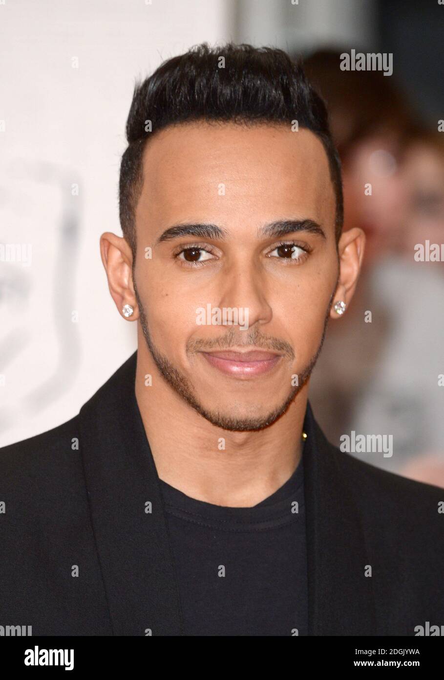Lewis Hamilton attending the Brit Awards 2015 with MasterCard held at ...