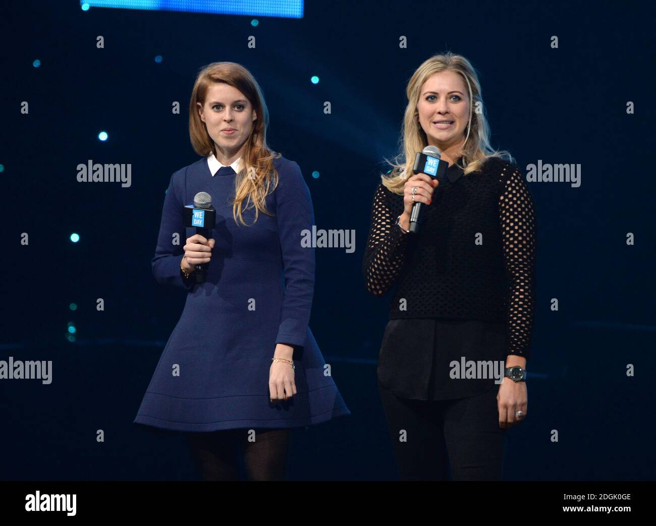Princess Beatrice and Holly Branson during We Day 2015, at the SSE ...