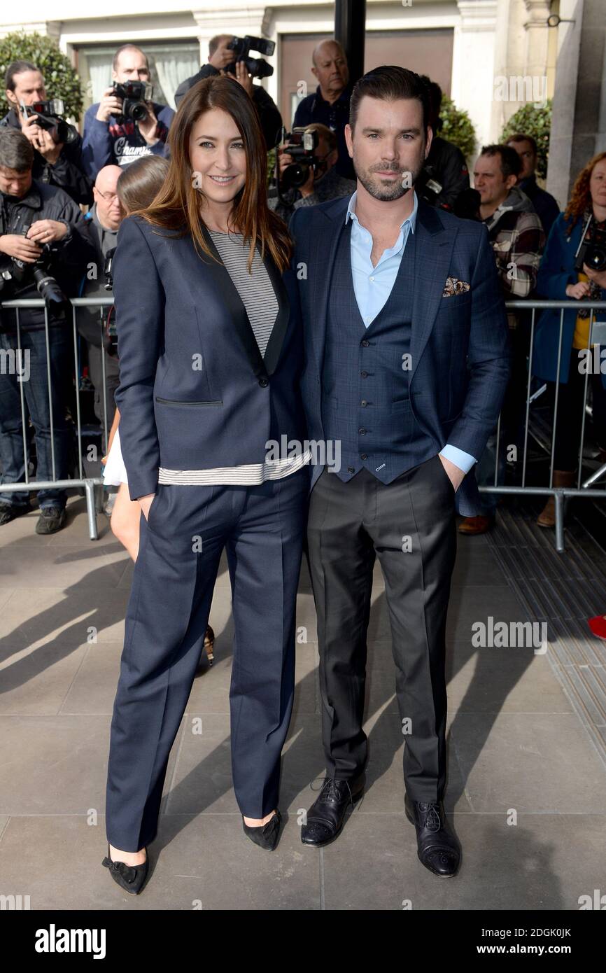 Lisa Snowden and Dave Berry attending the 2015 TRIC Awards at the ...