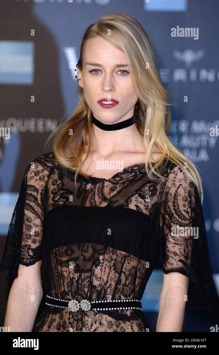Mary Chateris arriving at the Alexander McQueen: Savage Beauty ...