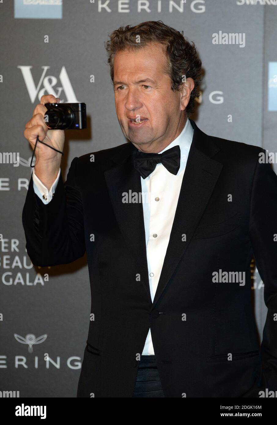 Mario Testino arriving at the Alexander McQueen: Savage Beauty ...