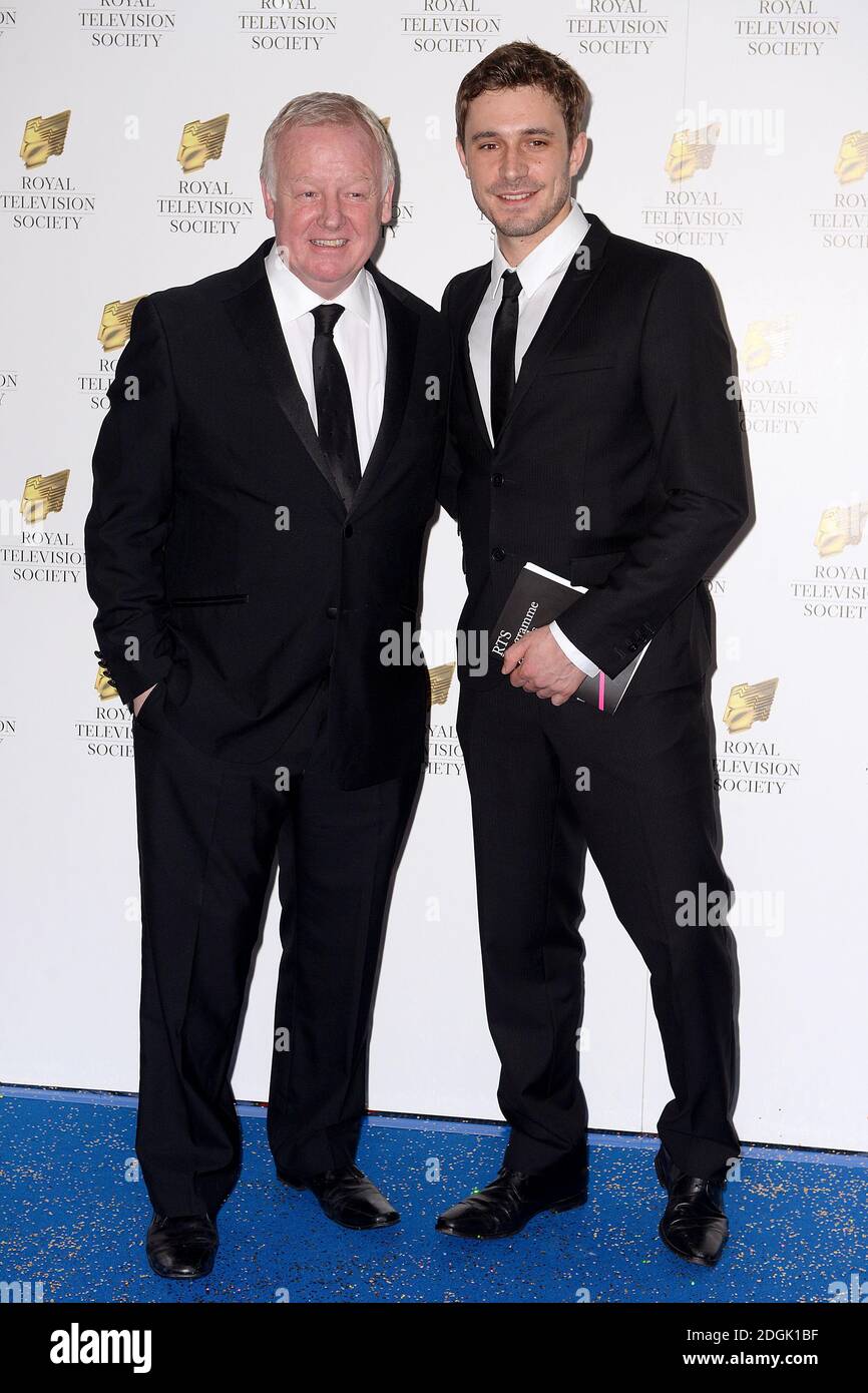 Les Dennis and Mark Holgate attending the 2015 Royal Television Society ...