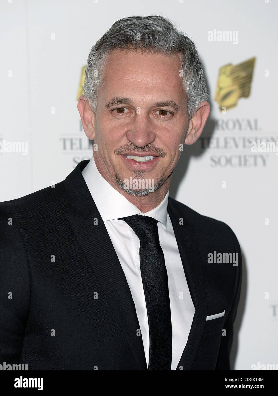Gary Lineker attending the 2015 Royal Television Society Programme ...