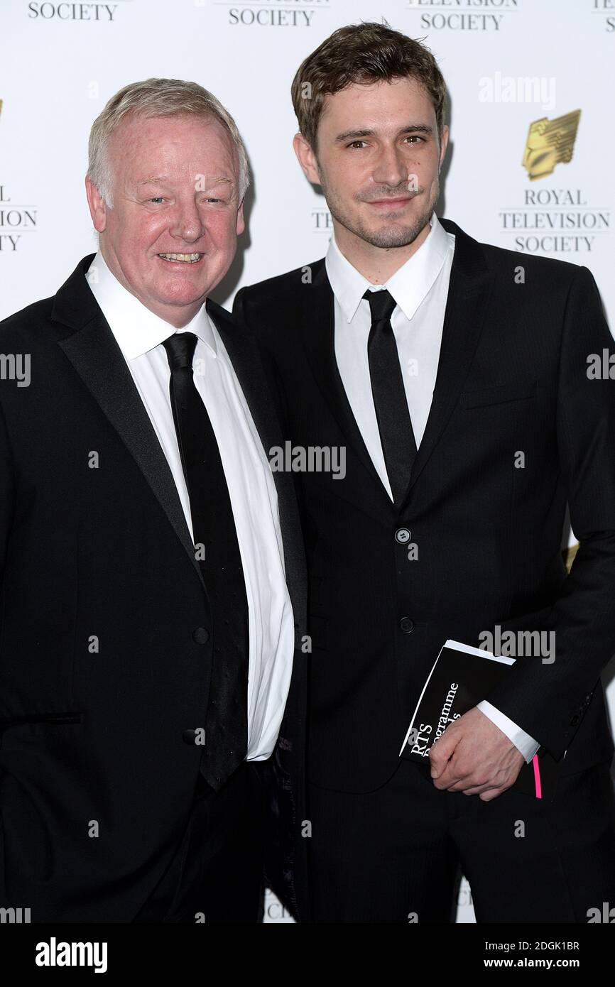 Les Dennis and Mark Holgate attending the 2015 Royal Television Society ...