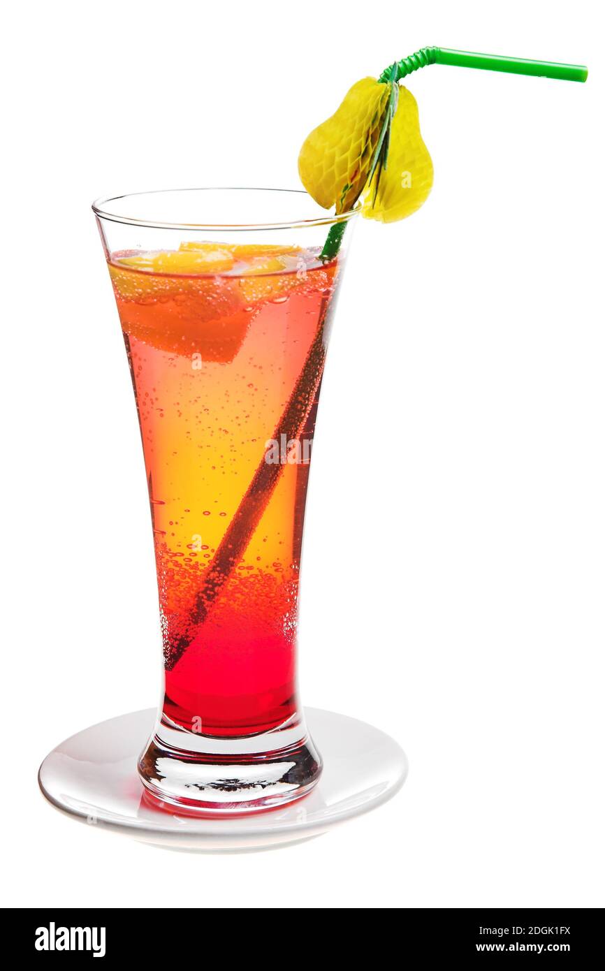 Fruit smoothie juice in Cut Out Stock Images & Pictures - Alamy