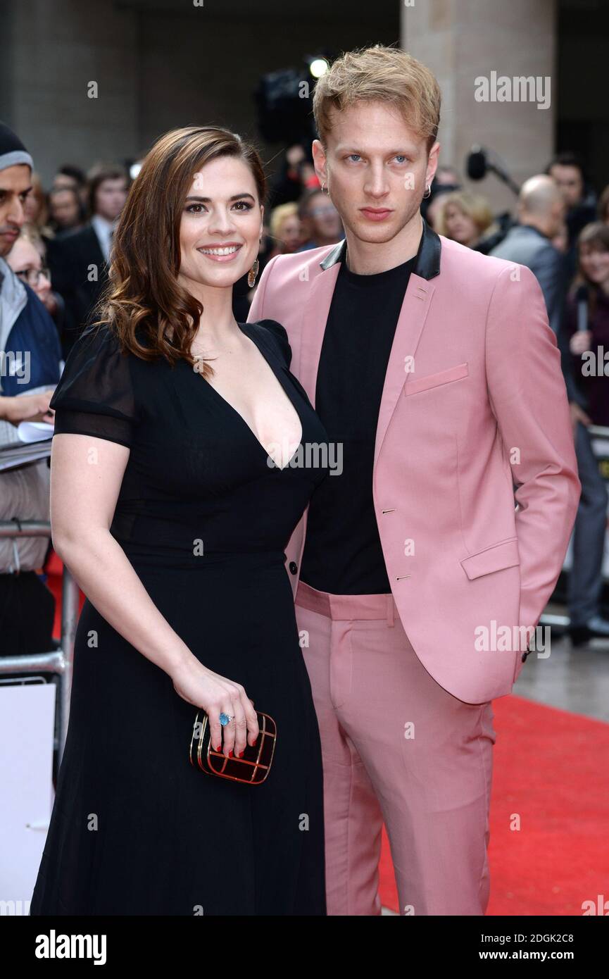 Hayley Atwell and Evan Jones attending the Jameson Empire Film Awards ...