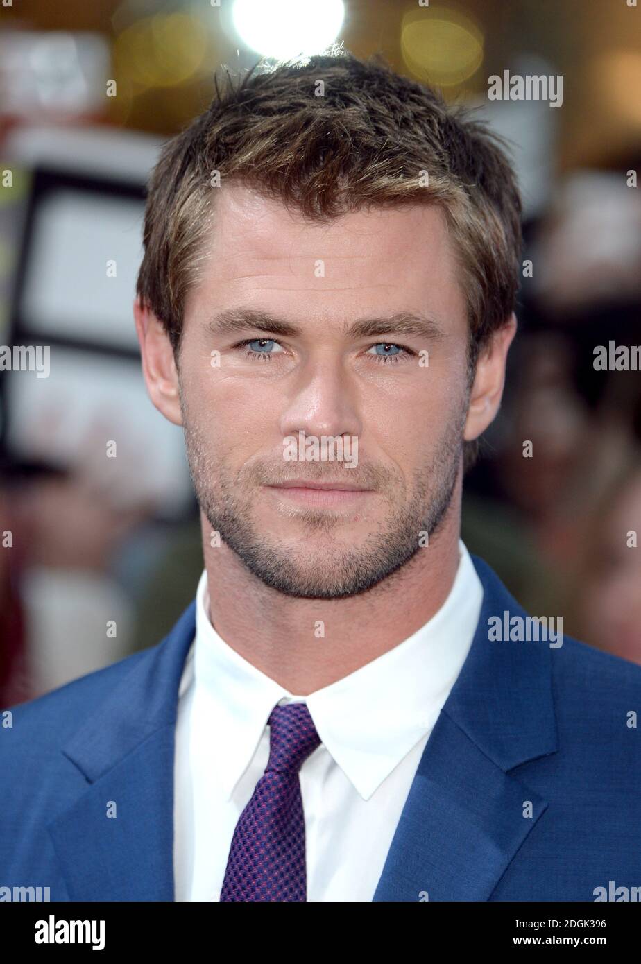 Chris Hemsworth (Thor) attending Marvel Avengers: The Age Of Ultron ...