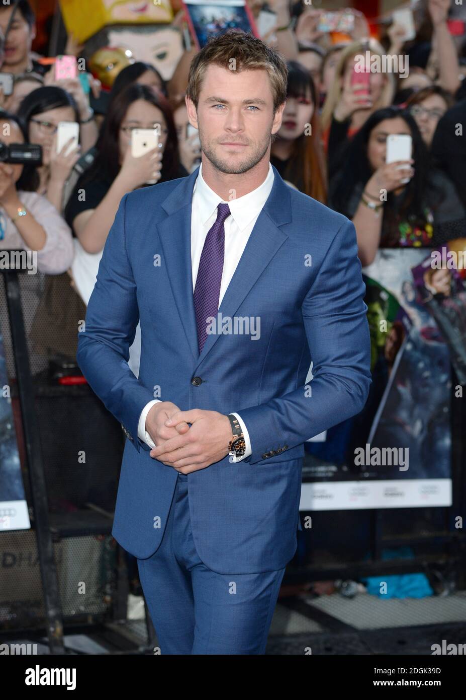 Chris Hemsworth (Thor) attending Marvel Avengers: The Age Of Ultron ...