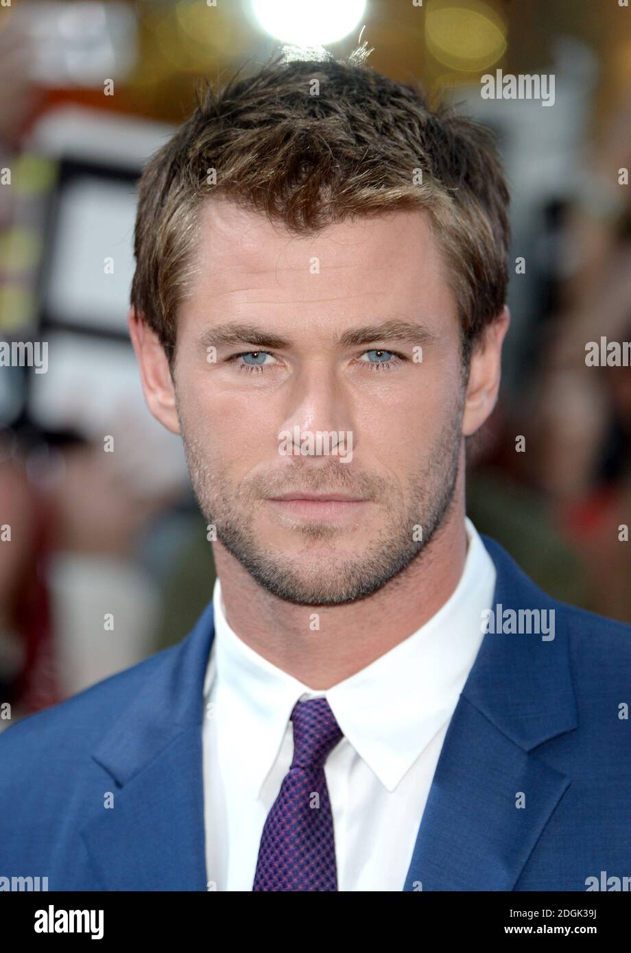Chris Hemsworth (Thor) attending Marvel Avengers: The Age Of Ultron ...