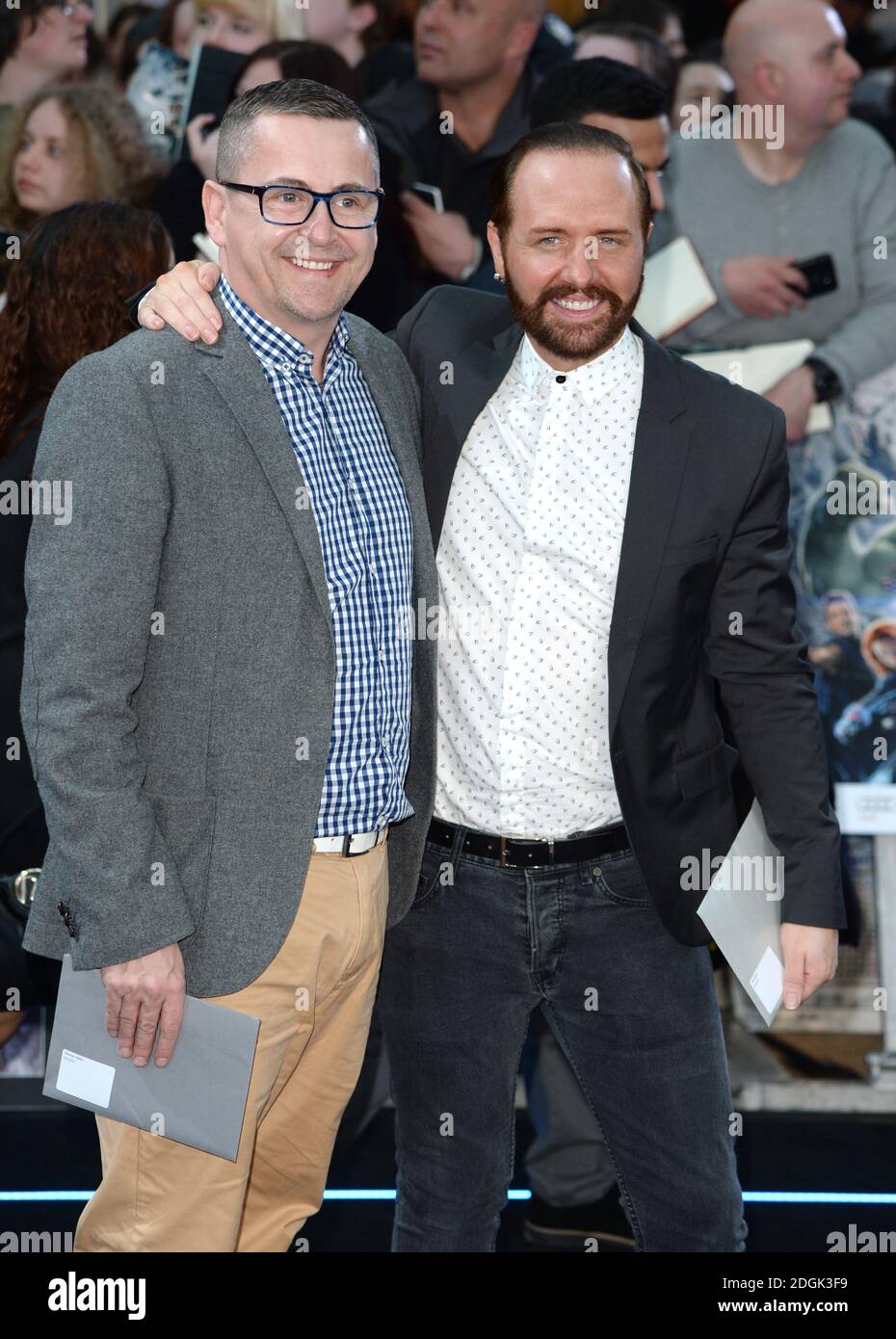 Chris Steed and Stephen Webb attending Marvel Avengers: The Age Of ...