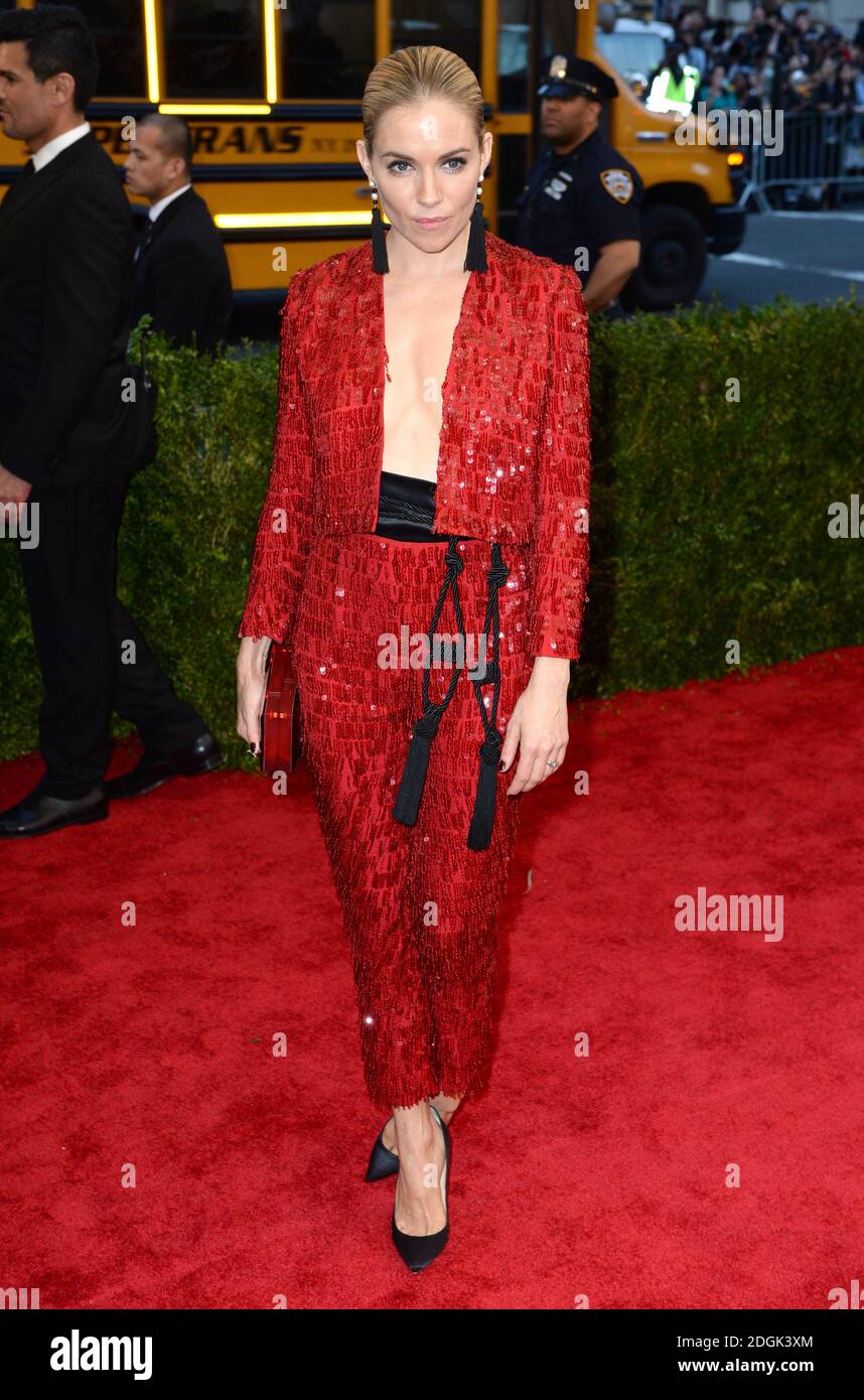 Sienna Miller attending The Metropolitan Museum of Art Met Gala, in New ...