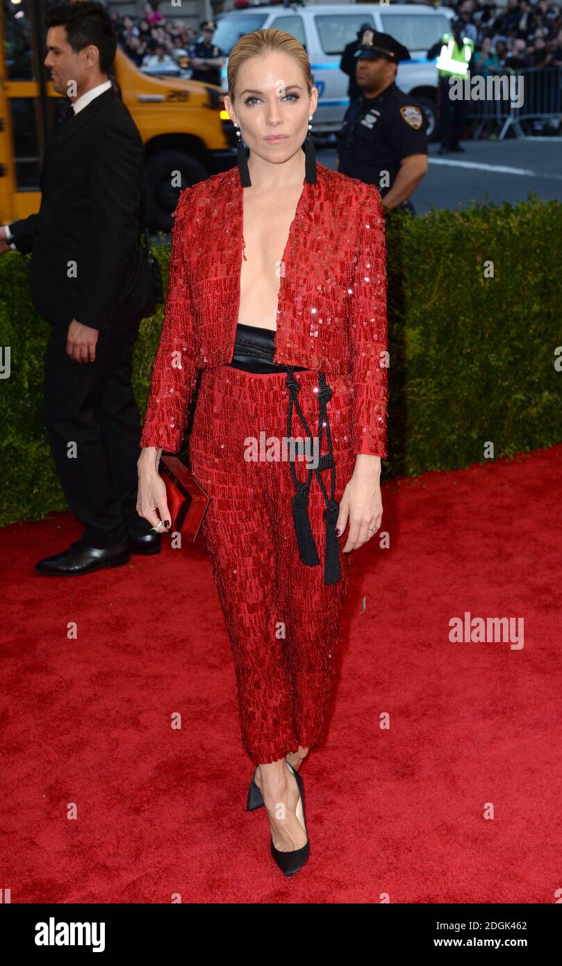 Sienna Miller attending The Metropolitan Museum of Art Met Gala, in New ...