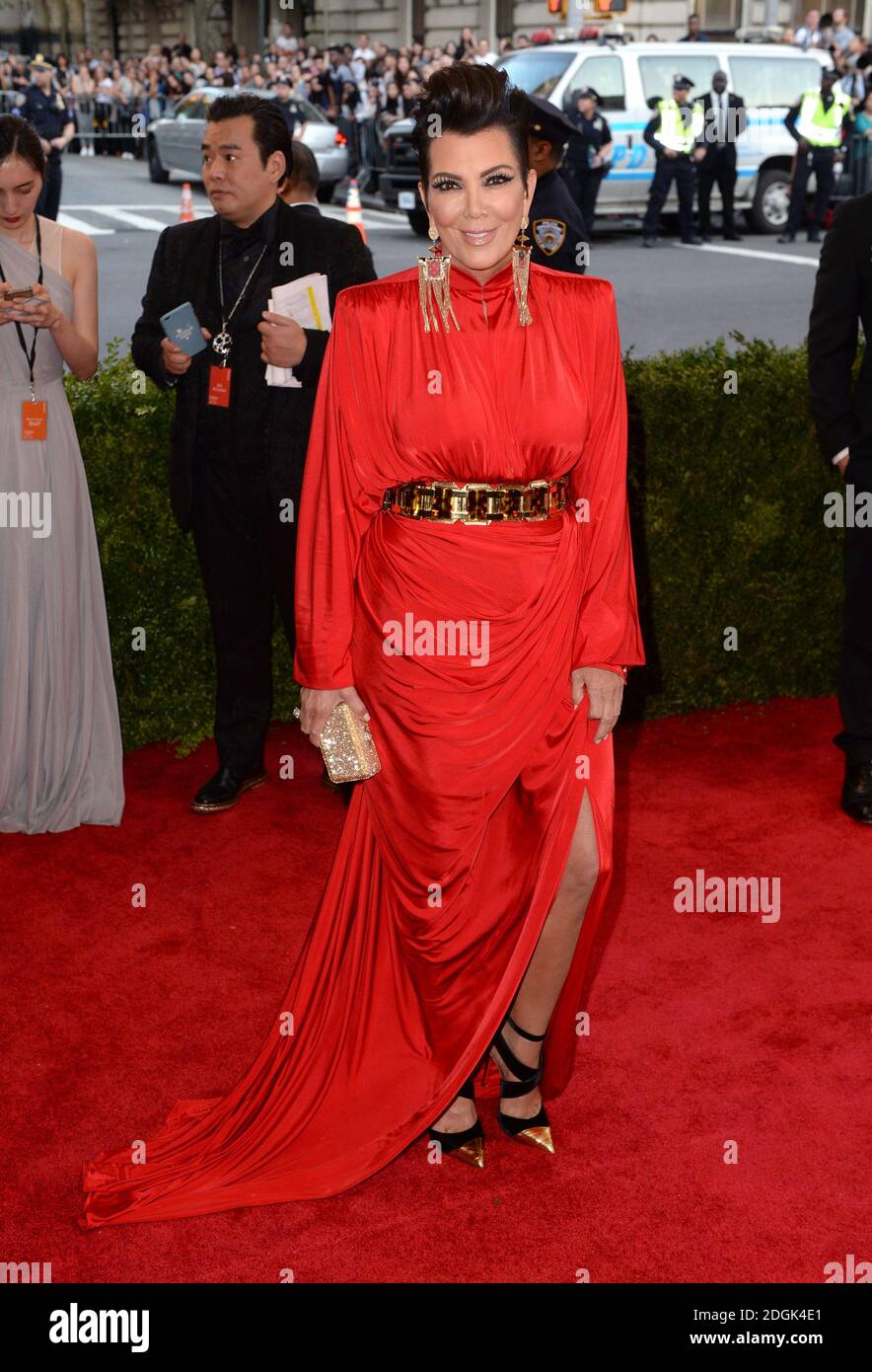 Kris Jenner attending The Metropolitan Museum of Art Met Gala, in New ...