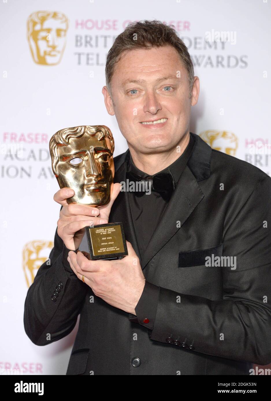 Jeff Pope with the BAFTA Special Award backstage at the House of Fraser ...