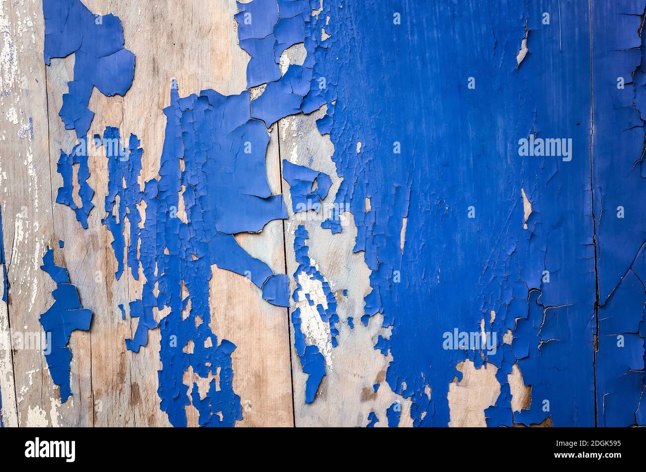 Weathered wood planks wall in blue color Stock Photo - Alamy