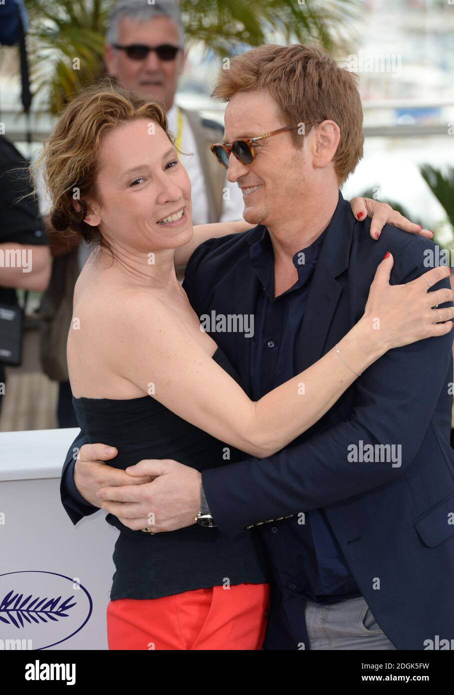 Emmanuelle Bercot and Benoit Magimel attending the La Tete Haute ...