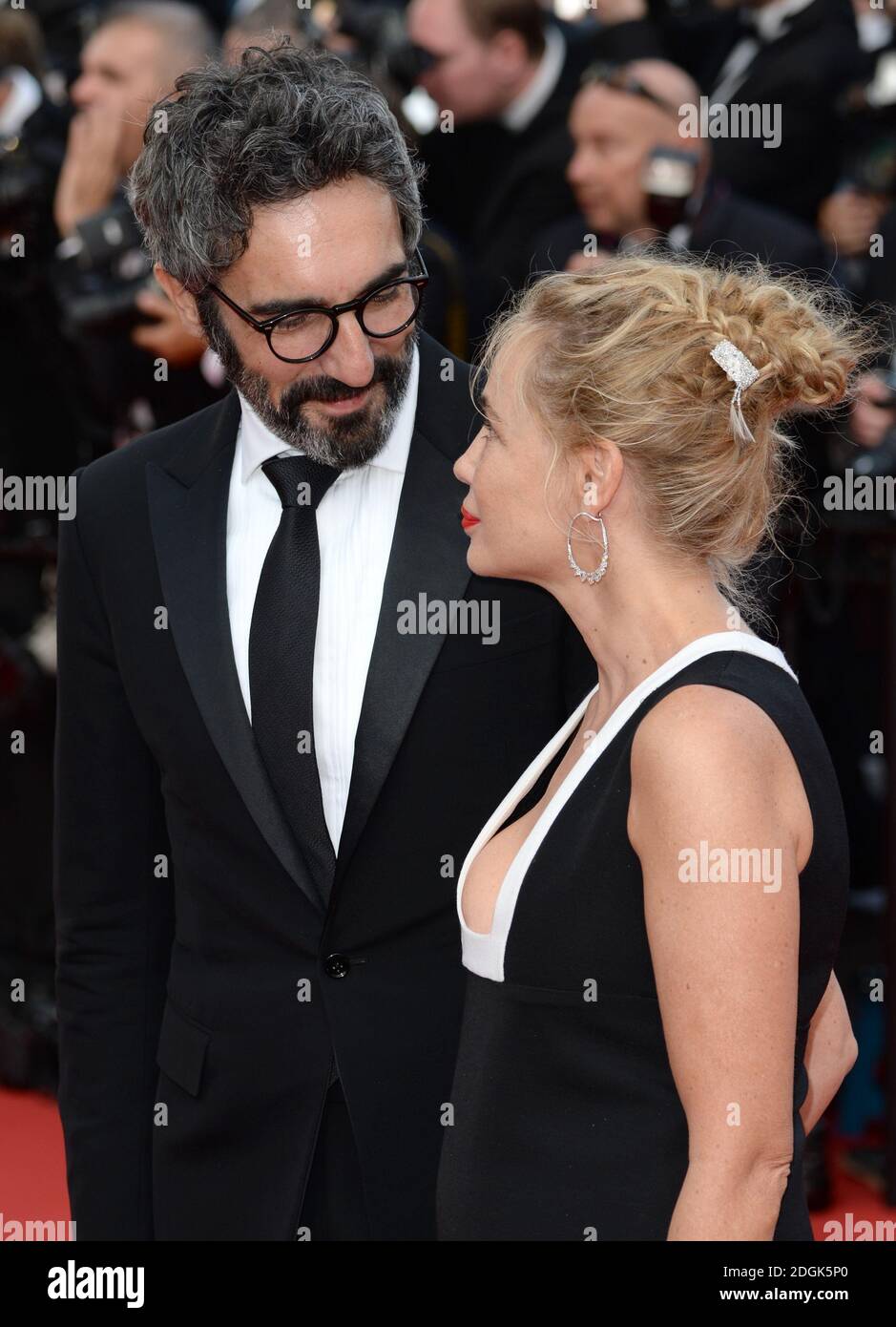 Emmanuelle BŽart attending the La Tete haute opening film premiere ...