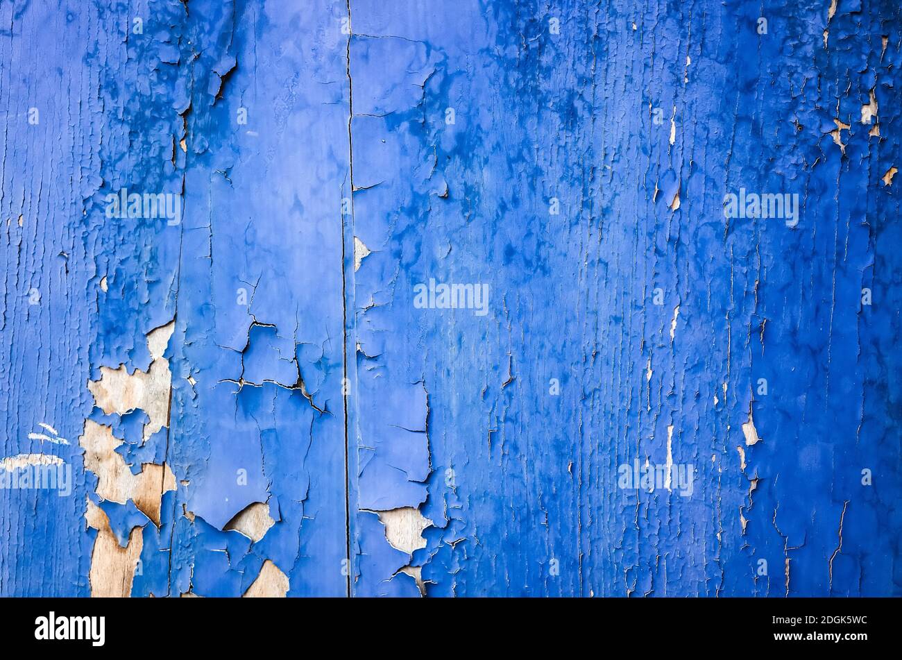 Weathered wood planks wall in blue color Stock Photo - Alamy