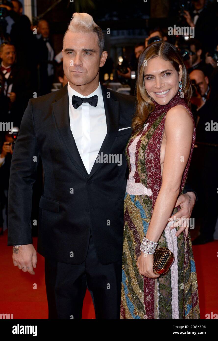 Robbie Williams and wife Ayda Field attending the Sea of Trees premiere ...