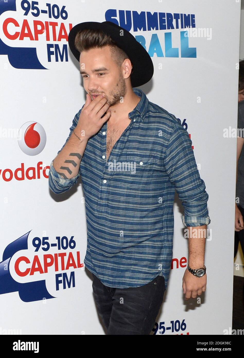 Liam Payne from One Direction attending the Capital FM Summertime Ball ...