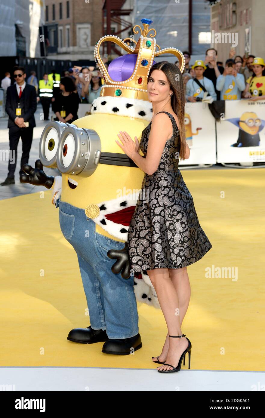 Sandra Bullock attending the Minions UK Film Premiere held at the Odeon ...