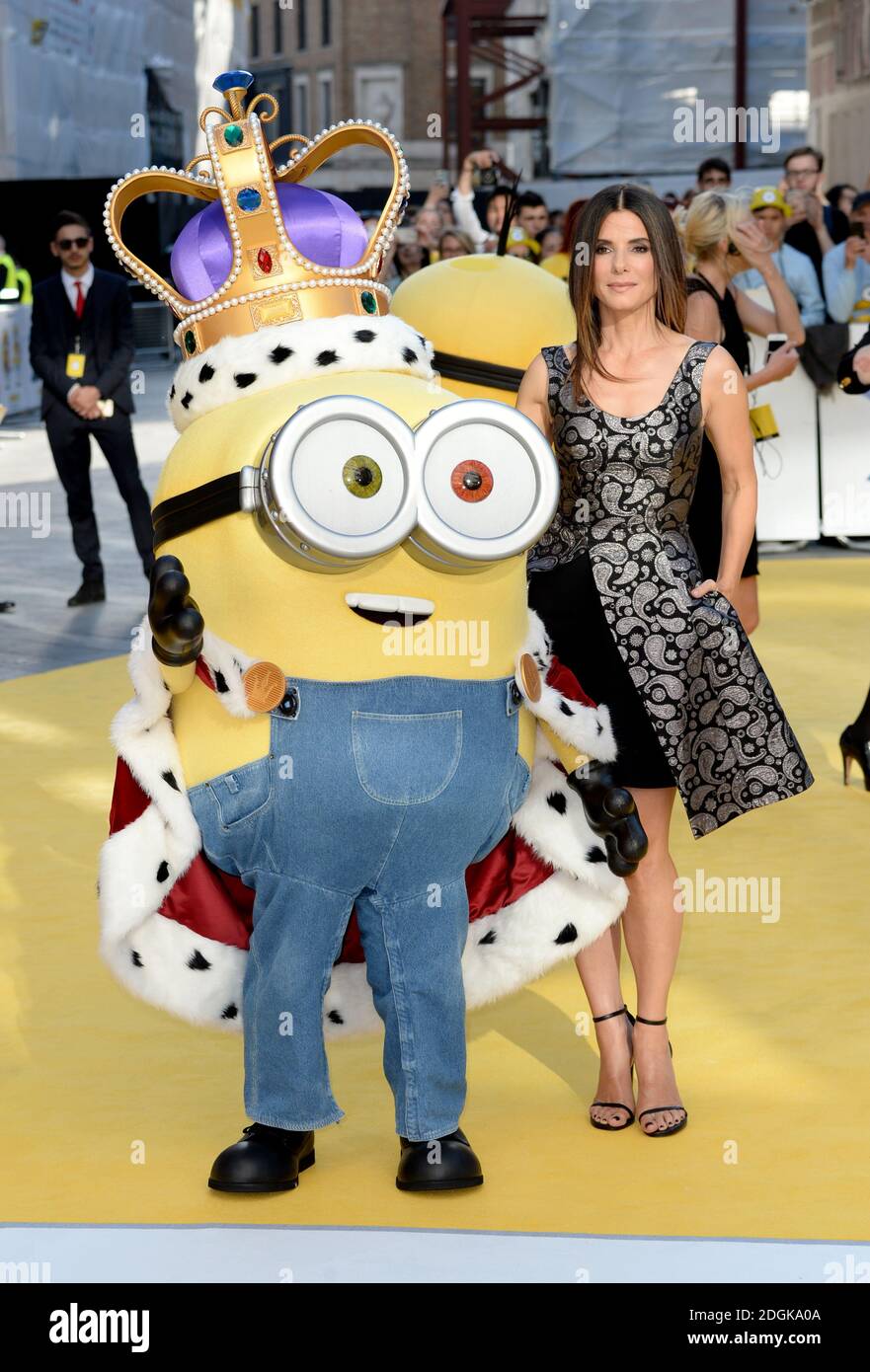 Sandra Bullock attending the Minions UK Film Premiere held at the Odeon ...
