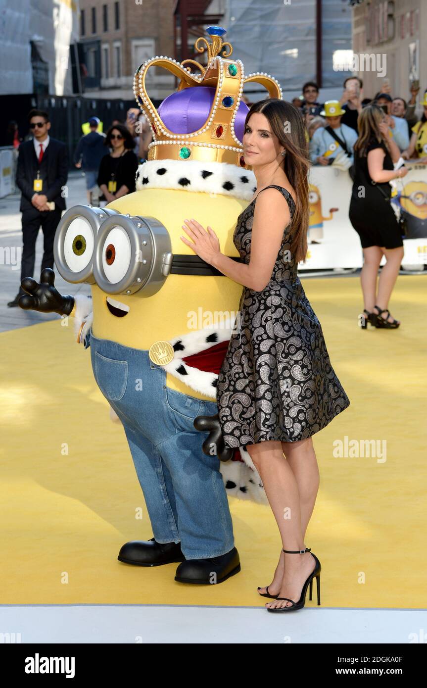 Sandra Bullock attending the Minions UK Film Premiere held at the Odeon ...