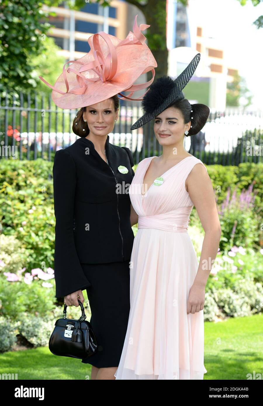 Isabell Kristensen and daughter Nichola Kristensen pose for a ...
