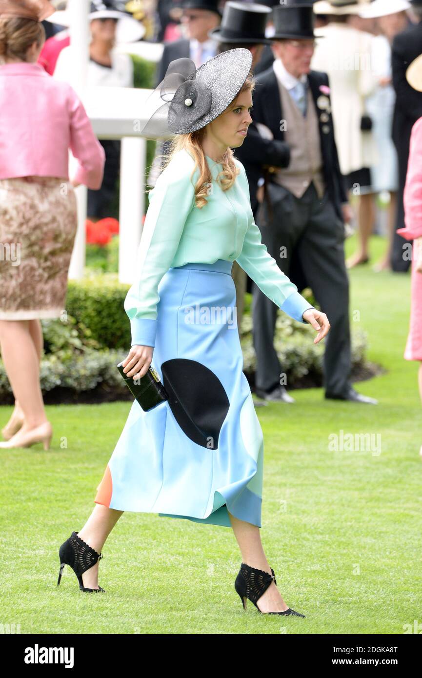 Princess Beatrice of York before the start of the days racing ...
