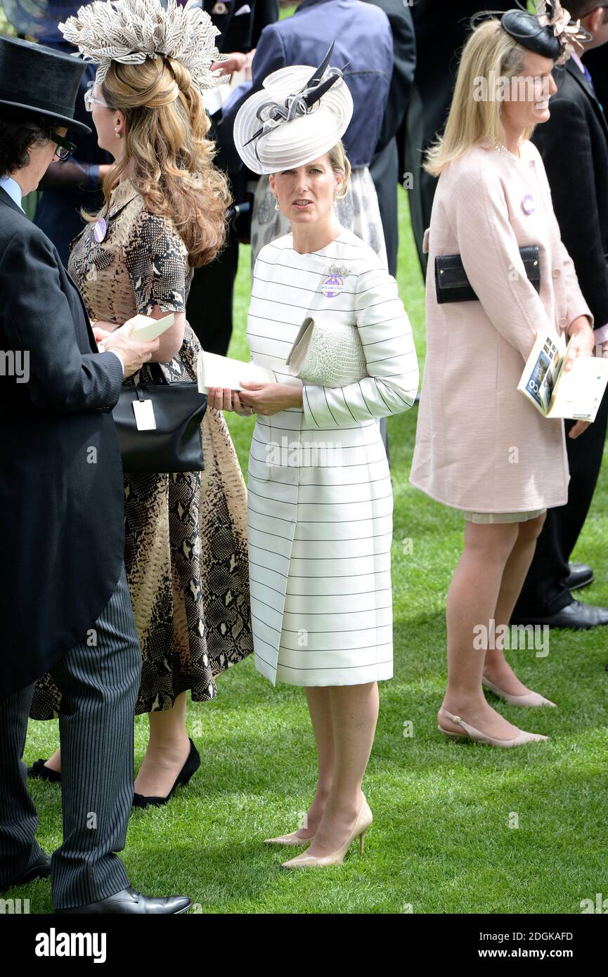 Sophie, Countess of Wessex in the parade ring. (Mandatory Credit: DOUG ...