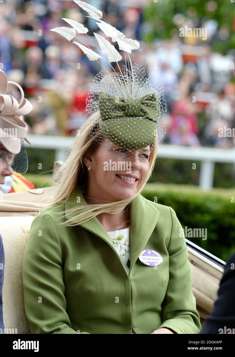 Autumn Phillips attending Day 2 of Royal Ascot, Ascot Racecourse ...