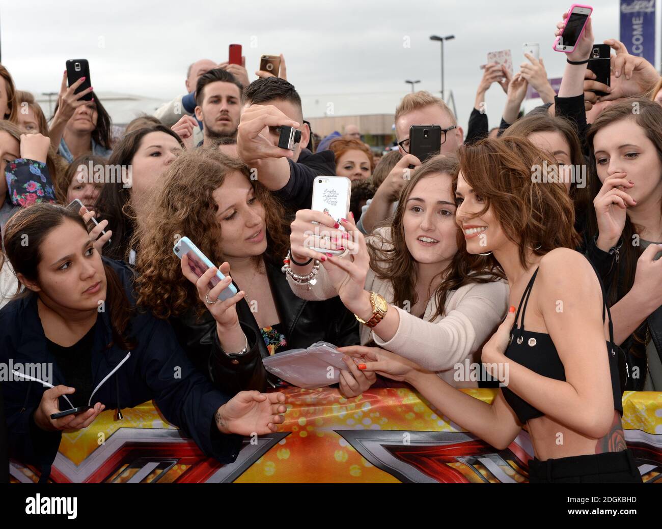 Cheryl Fernandez-Versini arriving for the X Factor Auditions held at EventCity, Manchester City ...