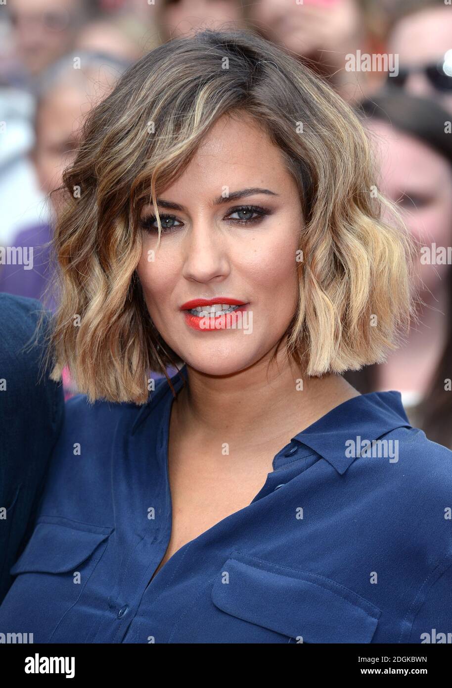 Caroline Flack arriving at the X Factor auditions held at the SSE Arena ...