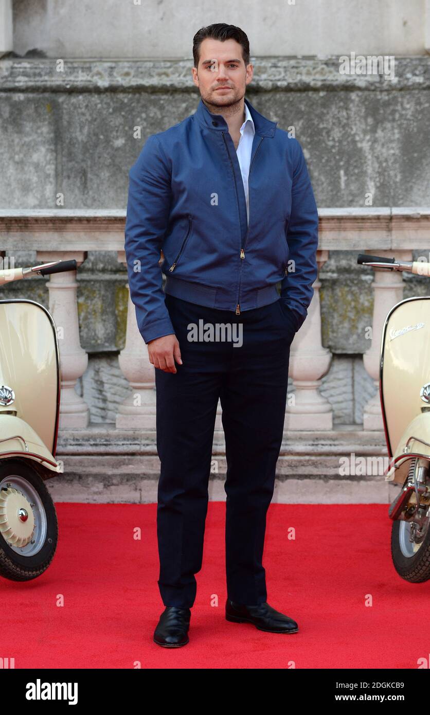 Henry Cavill arriving at The Man From U.N.C.L.E Film4 Screening ...