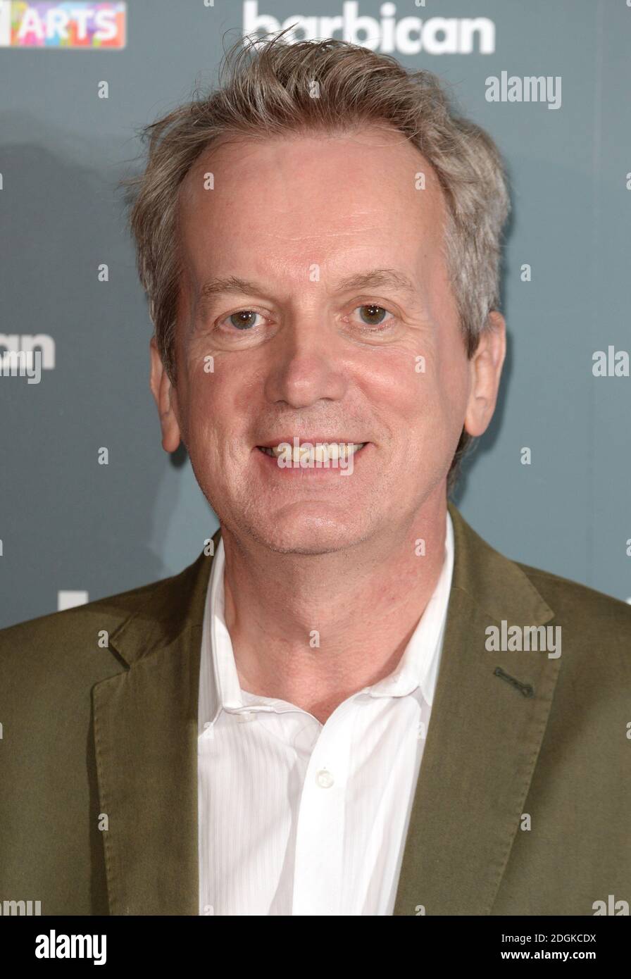 Frank Skinner arriving at the opening night of Hamlet starring Benedict ...