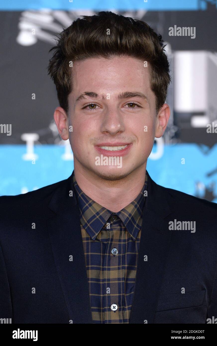 Charlie Puth arriving on the red carpet at the MTV Video Music Awards ...