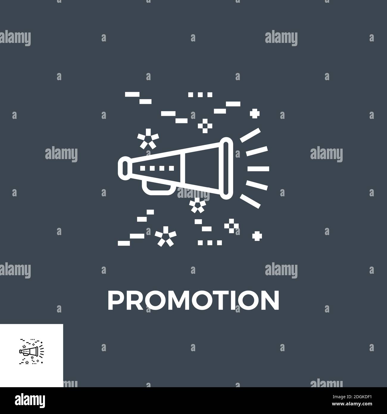 Promotion Line Icon Stock Vector Image & Art - Alamy