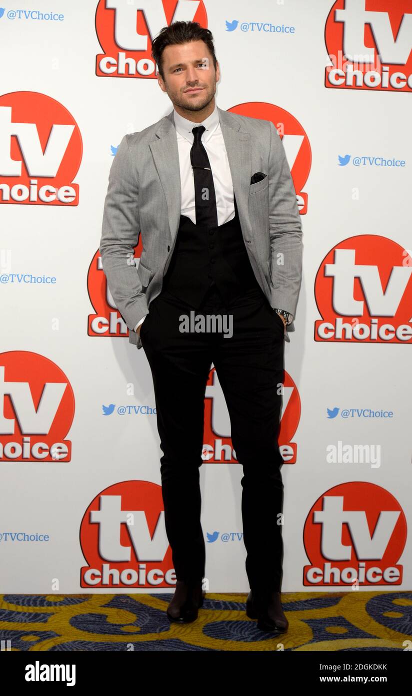 Mark Wright arriving at the 2015 TV Choice Awards, The Park Lane Hilton ...