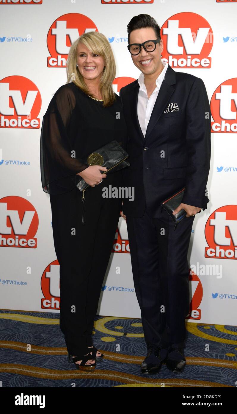 Sally Lyndsay and Gok Wan arriving at the 2015 TV Choice Awards, The ...