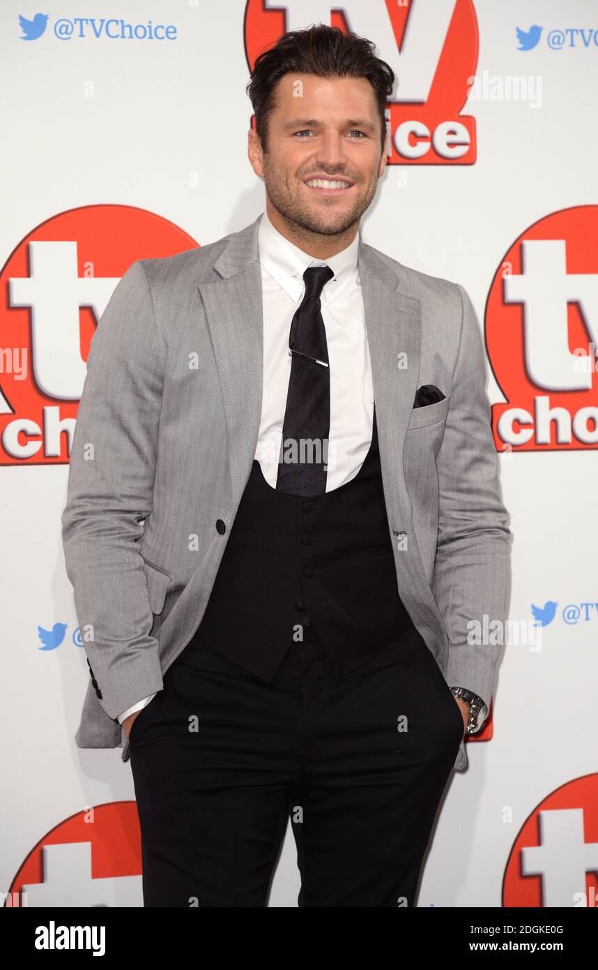 Mark Wright arriving at the 2015 TV Choice Awards, The Park Lane Hilton ...