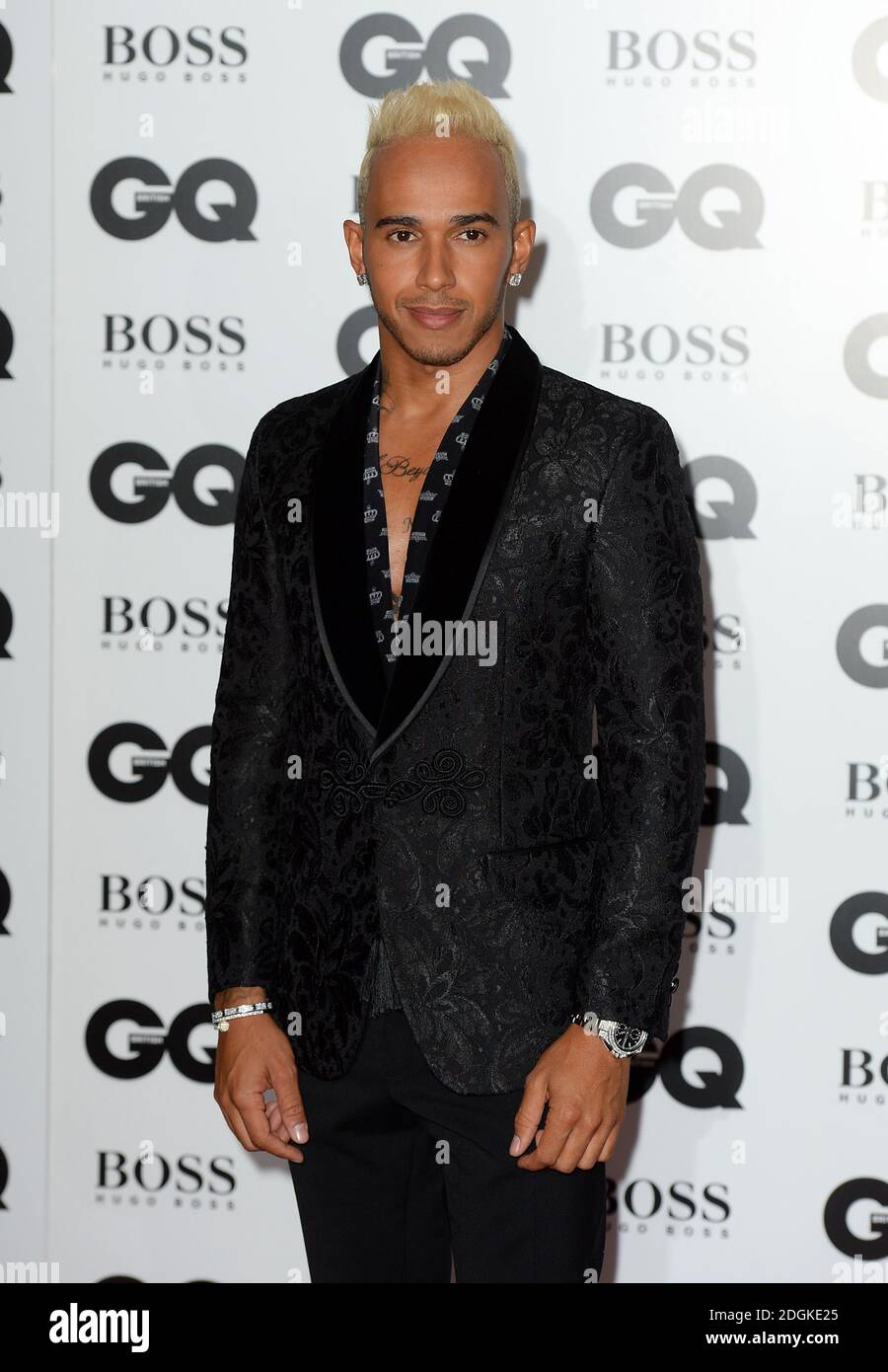 Lewis Hamilton attending the GQ Men of the Year Awards 2015 held at The ...